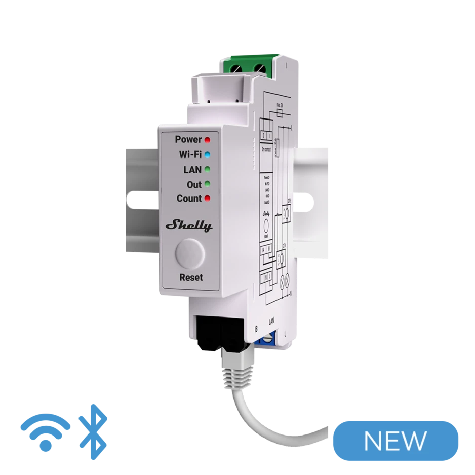Contor inteligent Shelly Pro EM 50A - Smart Infra Shop